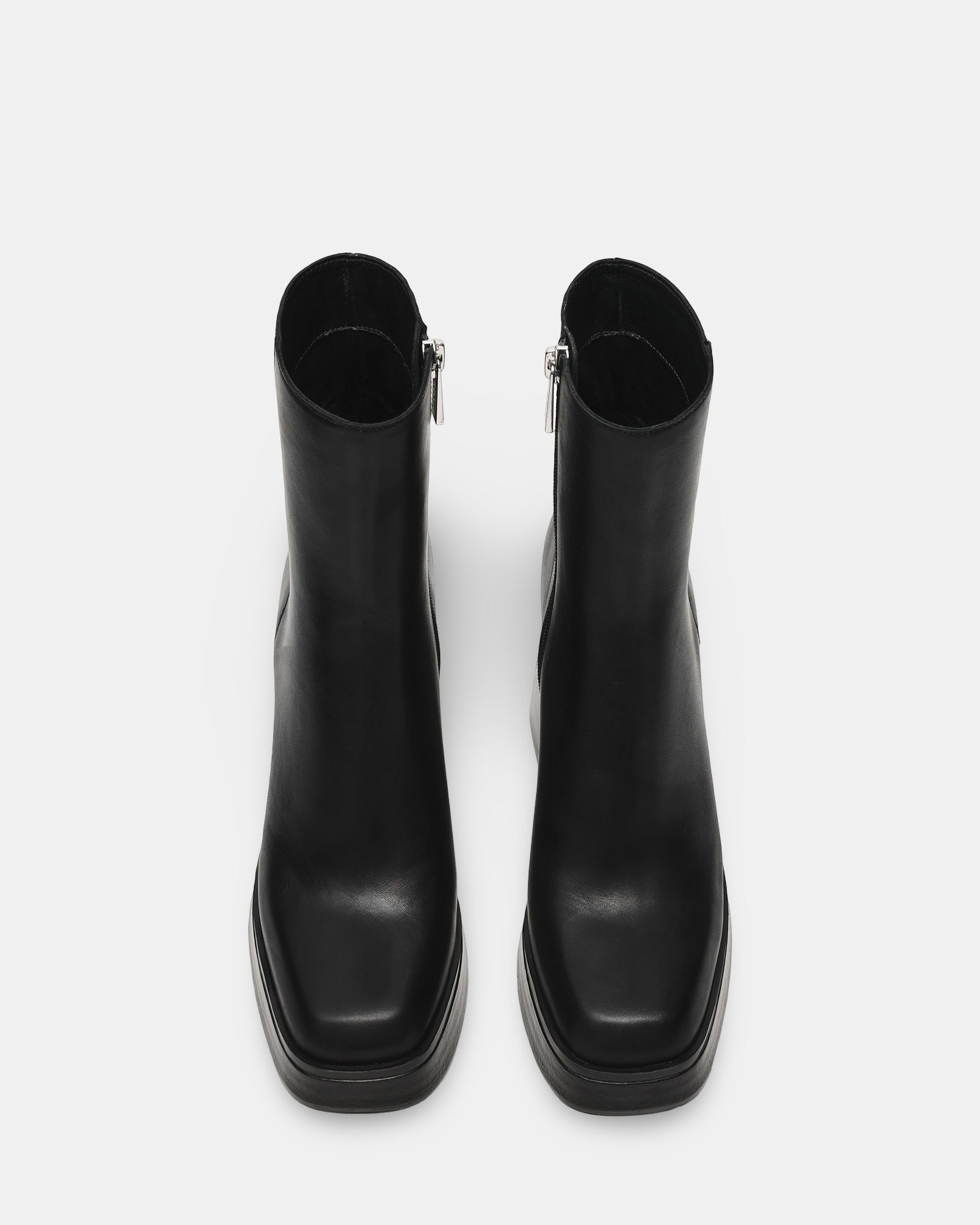 ATTUNED BLACK LEATHER | Steve Madden Australia
